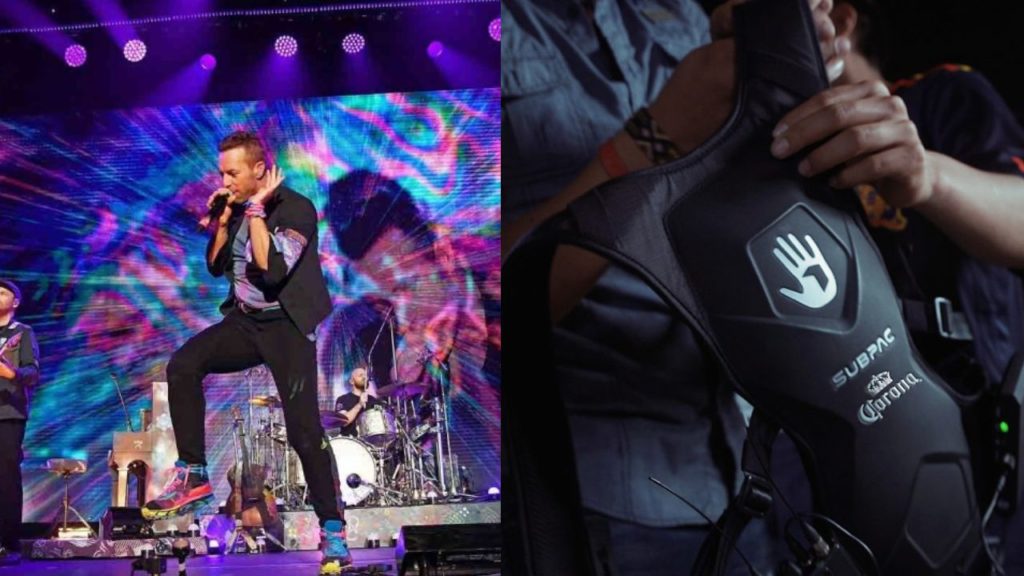 La historia detrás de los chalecos SubPac del concierto de Coldplay ...